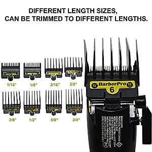 Hair Clippers Guard Comb Set Compatible with Babyliss BaBylissPRO Barberology