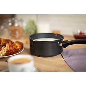 Kuhn Rikon "Easy Induction" Milk pan, 6.30", Black