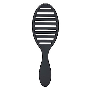 Wet Brush Refresh and Extend Speed Dry Black Detangling Hair Brush -Vented Design and Ultra Soft HeatFlex Bristles Are Blow Dry Safe -Removes Dirt Excess Oils and Impurities-Charcoal Infused Bristles