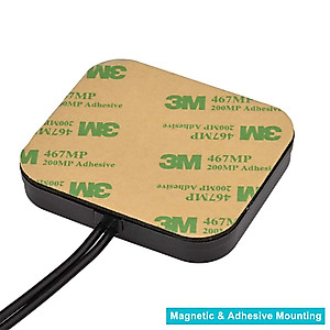 Bingfu 4G LTE Adhesive Magnetic Mount Antenna MIMO SMA Male 4G LTE Antenna Compatible with 4G LTE Wireless Router Home CPE Router Mobile Modem Hotspot Industrial IoT Router Cellular Gateway