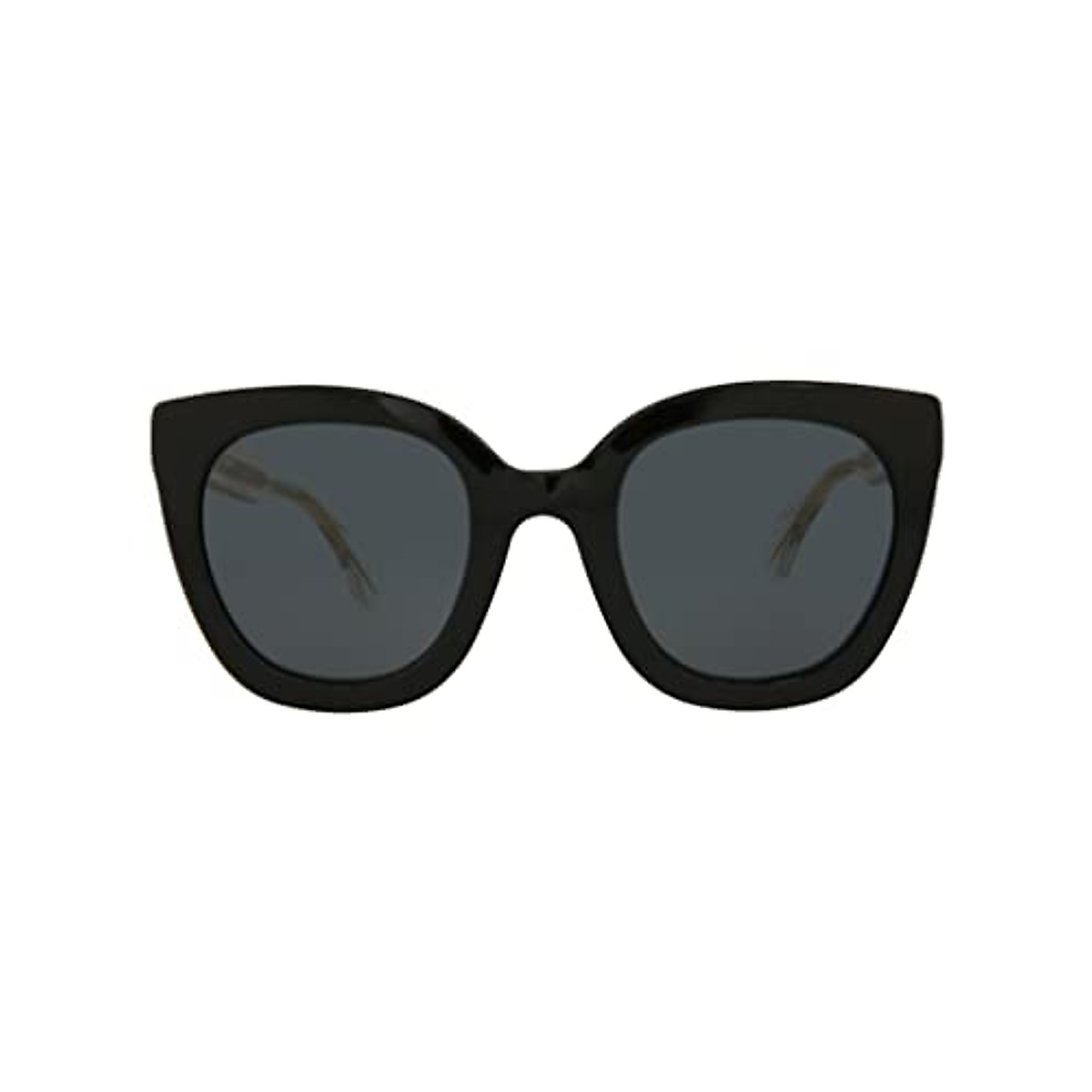 Gucci Cat Eye Sunglasses Black Crystal Grey Luxury Eyewear Made In Italy Acetate Frame Designer Fashion for Everyday Luxury