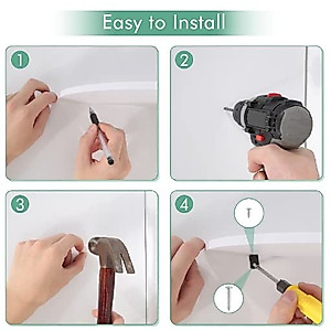 Tyenaza Floating Corner Shelves, White Corner Mounting Shelf,Set of 3 Floating Wall Mounted Storage Shelf for Living Room, Bedroom, Bathroom, Kitchen, Office