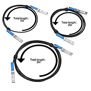 CYSKY 25G SFP28+ DAC Cable, 2-Meter (6.56ft) Passive Direct Attach Copper Twinax Cable for Cisco, Ubiquiti, D-Link, Netgear, Mikrotik, Open Switch Devices