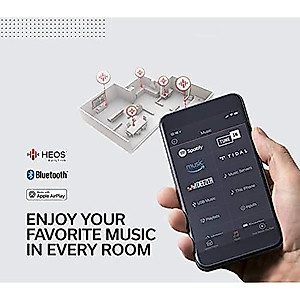 Denon AVR-X1700H 7.2 Channel AV Receiver - 80W/Channel (2021 Model), Advanced 8K HDMI Video w/ eARC, Full 3D Audio - Dolby Atmos, DTS:X, Wireless Streaming, Built-in HEOS, Amazon Alexa Voice Control