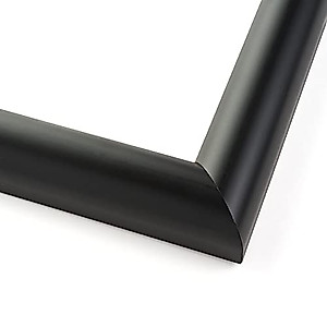 33x26 Frame Black Real Wood Picture Frame Width 1.25 Inches | Interior Frame Depth 0.5 Inches | Rolio Modern Photo Frame Complete with UV Acrylic, Foam Board Backing & Hanging Hardware