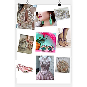 Sew On Rhinestones, Choupee 130PCS Sew On Glass Rhinestone Metal Back Prong Setting Sewing Claw Rhinestone Mixed Shapes for Costume, Clothes, Garments, Dress, Earring, Belt and Shoes