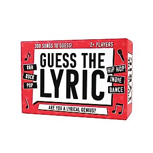 Gift Republic Guess The Lyric Trivia Family Board Game 2+ Players