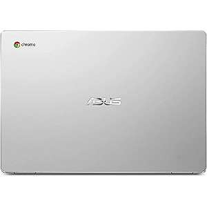 ASUS C523NA Chromebook 15.6" HD Laptop, Intel Celeron N3350 Processor, 4GB RAM, 64GB eMMC Flash Memory, Intel HD Graphics, HD Webcam, Stereo Speakers, Chrome OS, Silver, (renewed)