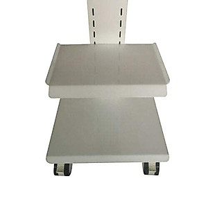 3-Tier Utility Medical Cart Stainless Steel Hospital Medical Dentistry Trolley Portable Mobile Beauty Salon Rolling Cart Tool Instrument Station Storage Trolley Care Cart (410x360x770mm)