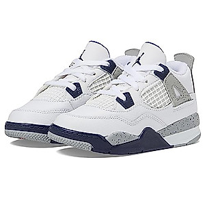 Jordan Jordan 4 Retro (Infant/Toddler) White/Midnight Navy/Light Smoke Grey 5 Toddler M