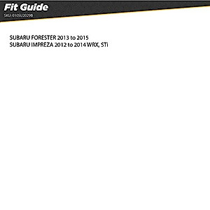 Scosche SU2029B Compatible with 2012-14 Impreza (Non-NAV) 2013-14 WRX (Non-Nav) Black