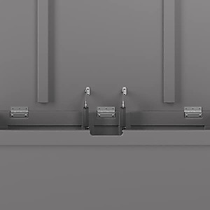 Child Craft Harmony 33” Wood Toy Box, Large Storage Chest, Plenty of Storage, 2 Safety Hinges, Standard Ventilation Hole on Back, 6 Cubic Feet of Storage (Cool Gray)