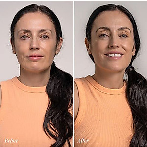 Jerome Alexander My Color Self Adjusting Full Coverage Foundation Makeup with Kabuki Brush (Medium)