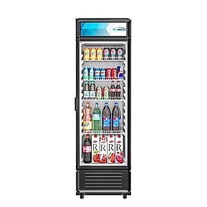 KoolMore MDR-9CP Display-Refrigerator, 9 cu.ft. Single Swing Door, Black