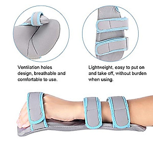 Wrist Brace - Adjustable Wrist Brace Breathable Strap, Hook & Loop Design, Strong Stickiness Comfortable For Hand & Wrist Braces Hand-And-Wrist-Braces For Injury Recovery(Left)