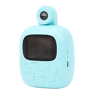 Kids Digital Printing Camera, 24MP 720P HD Recording Kids Digital Printing Camera for Travel (Blue)