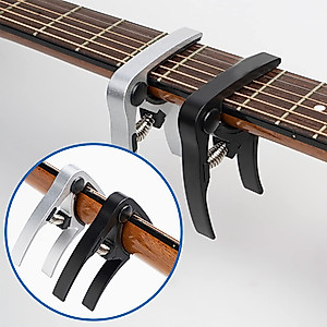 JOYO JA-02 II Small Practice Guitar Combo Amplifier and Guitar Capo Bundle