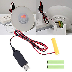 LR03 AAA Battery Eliminator USB Power Supply Cable Replace 1 to 4pcs AAA Battery