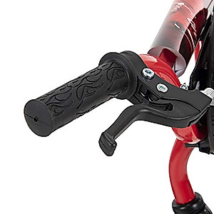 Huffy Disney Cars 16” Kid’s Bike, Quick Connect Assembly, Tire Case Storage & Training Wheels, Gray