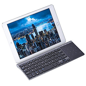Portable Slim 2.4Ghz Keyboard Handheld with Touchpad for PC/Notebook/TV Box Black