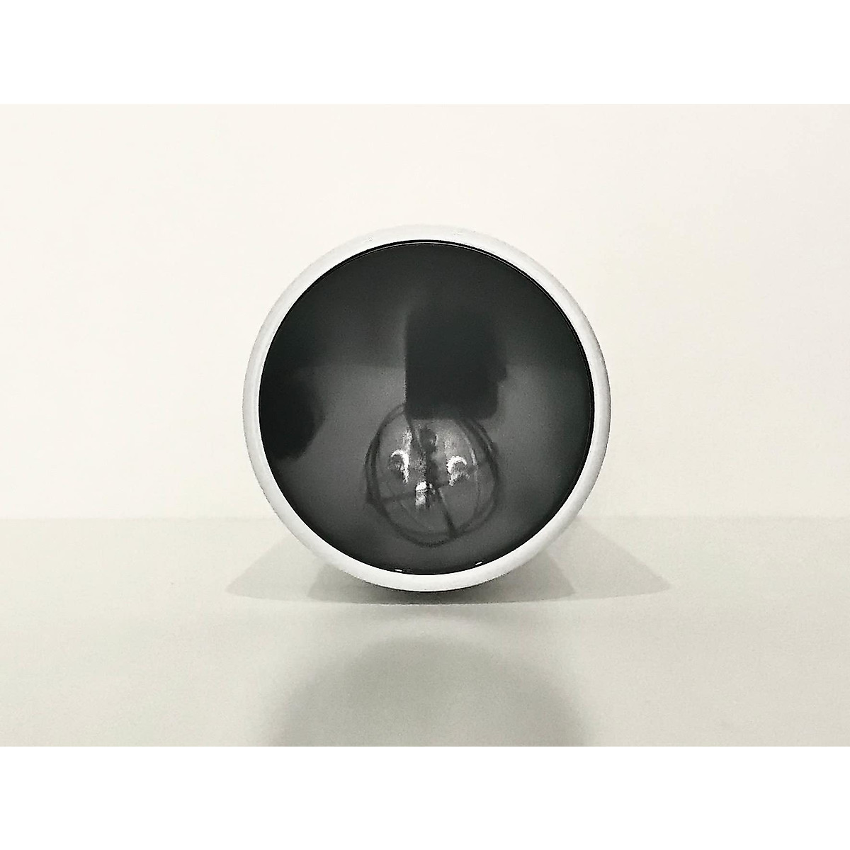 MMSA Insulated Tumbler Bottle with LED Temperature Display in Fahrenheit (White)