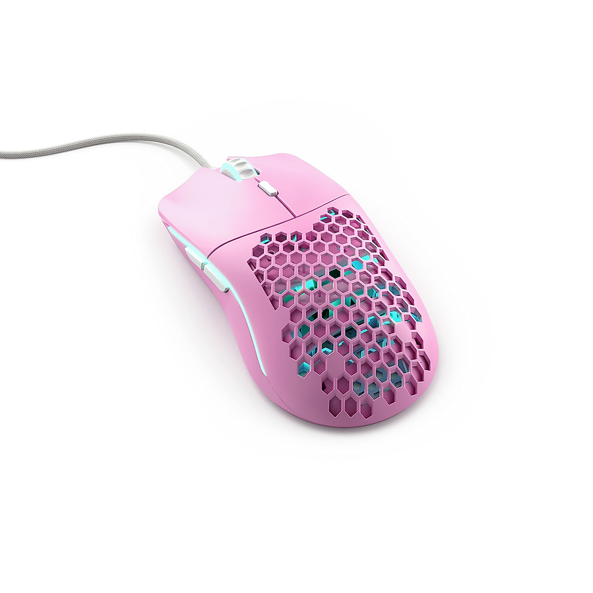 Glorious Gaming Mouse - Model O Minus, 58g Ultra-Light Honeycomb Mouse, Limited Edition Matte Pink - USB Gaming Mouse