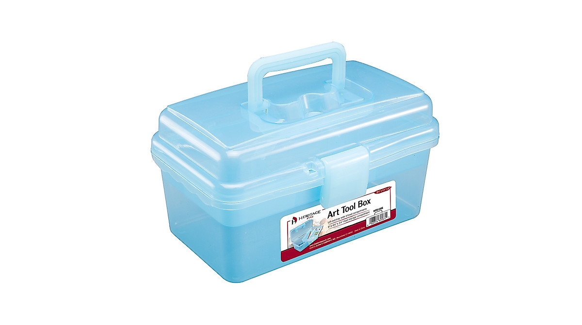ALVIN Plastic Art Tool Box SML - Portable Artist Storage
