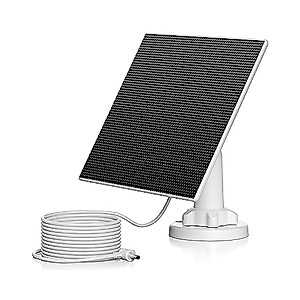 EBL Solar Panel Compatible for Ring Camera, 5V 5W Portable Camera Solar Charger Compatible for Spotlight Cam Battery and Stick Up Cam Battery 2nd & 3rd Gen