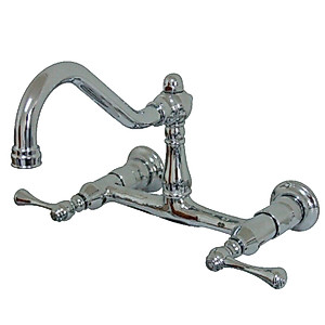 Kingston Brass KS3241BL Vintage Bathroom Faucet, 8-1/2", Polished Chrome