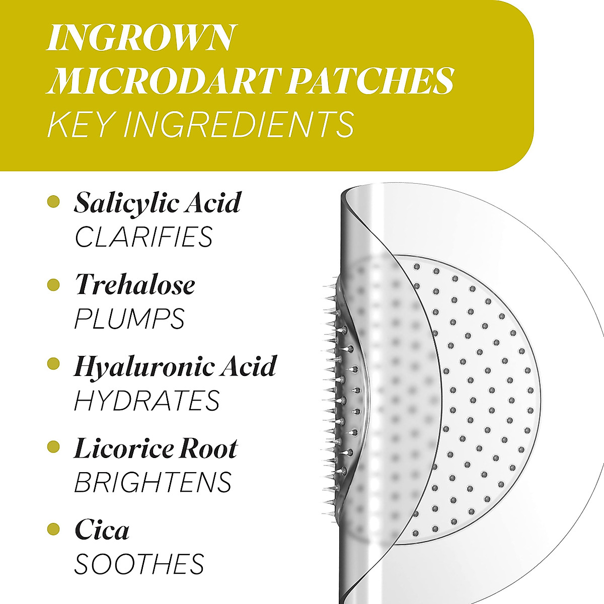 Fur Ingrown Concentrate and Microdart Patches Bundle: Smoothe, Soothe, and Treat Ingrown Hairs and Effectively Clear Up Ingrown Hair Bumps