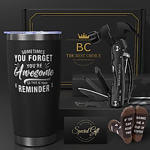 Birthday Gifts for Men - Valentines Day Gifts for Him - Thank You Gifts for Dad Him Husband Boyfriend on Fathers Day, Anniversary, Retirement, Birthday Gift Ideas Thank You Gift Basket for Men