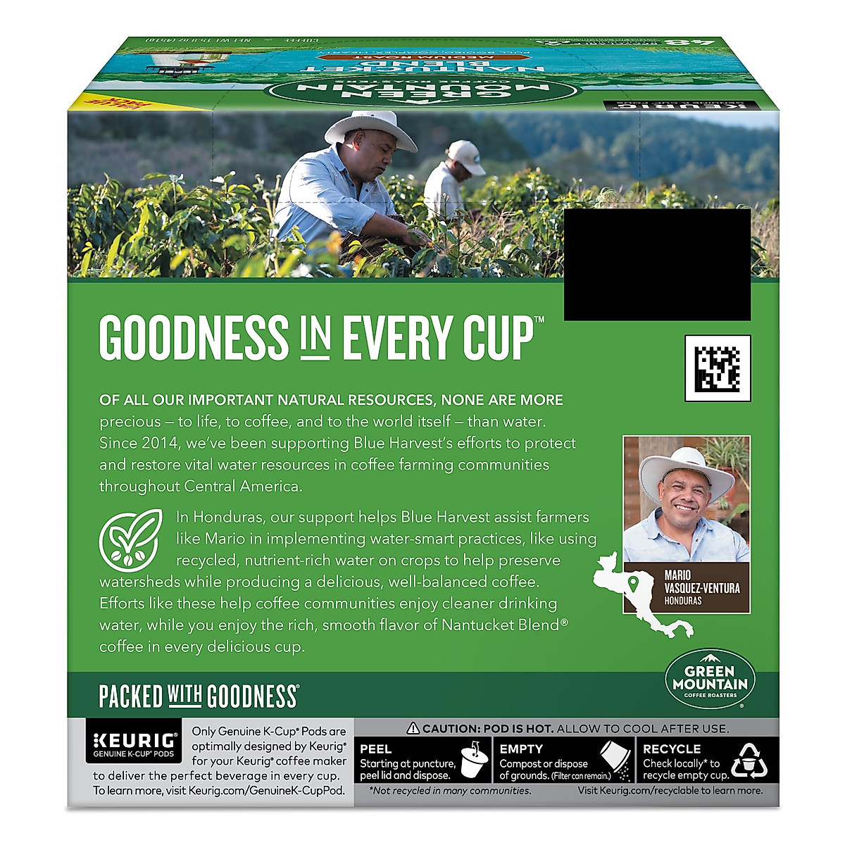 Green Mountain Coffee Roasters Nantucket Blend, Single-Serve Keurig K-Cup Pods, Medium Roast Coffee Pods, 48 Count