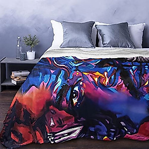 Flannel Fleece Throw Blanket Couch Blanket 50"x40" ,3D Printing Soft Lightweight Durable Cute Home Decoration Warm Plush Lamb Wool Blanket Kid Custom cudi Blanket for Office