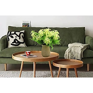 ZHVOO Artificial Plants Lavender (Pack of 6), Fake Foliage Plants Stems Faux Flowers for Home, Wedding, Garden, Farmhouse, Garden, Patio