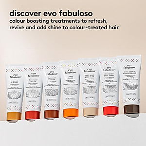 EVO Fabuloso Cool Brown Colour Depositing Treatment - Colour Care Conditioner for Colour -Treated Hair - Helps Maintain Colour Depth, Tone & Shine, 30ml / 1.01fl.oz