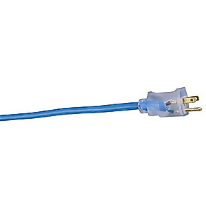 Coleman Cable 02569 12/3 Hi-Visibility Low-Temperature Outdoor Extension Cord, 100-Foot