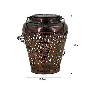 ZHUANYIYI Hollow Solar Lights, Garden Lawn Lighting Landscape Lights, Home Garden Pavement Decoration Night Lights