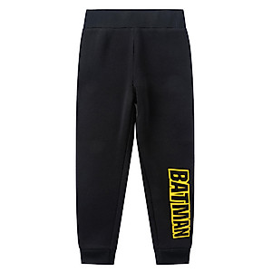 Warner Bros. Batman Boys Zip Up Hoodie, T-Shirt and Sweatpant Set for Toddlers and Little Kids