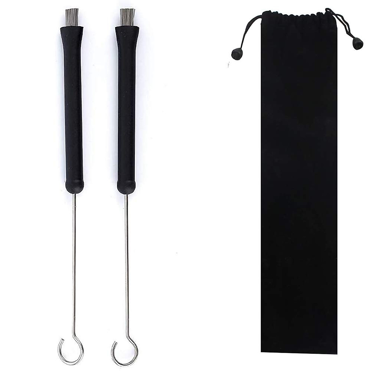 1 Pair Drum Brushes Retractable Drum Wire Brushes Drum Sticks Brush Comfortable Rubber Handles, Perfect Gift for Rock Band, Country music, Folk,Drummers