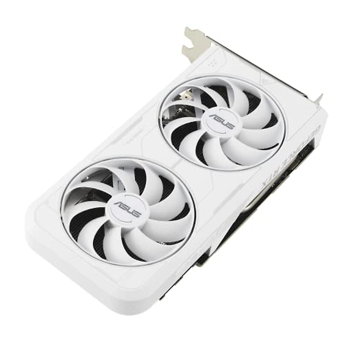ASUS Dual NVIDIA GeForce RTX 3060 Ti White OC Edition Graphics Card (PCIe 4.0, 8GB GDDR6X Memory, HDMI 2.1, DisplayPort 1.4a, 2-Slot Design, Axial-tech Fan Design, 0dB Technology, and More)
