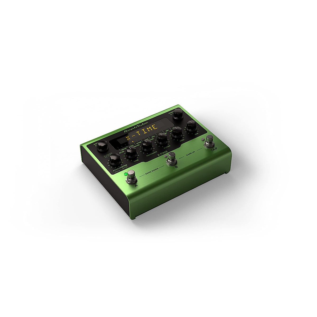 IK Multimedia AmpliTube X-TIME Delay pedal, All-new, audiophile delay algorithms, from tape to bucket to crystal-clear