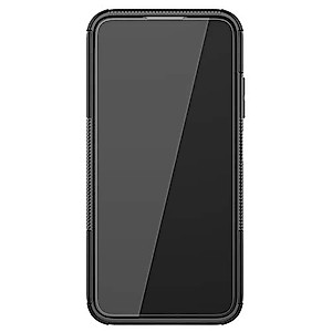 WenTian Huawei P40 Lite/Nova 7i Case, CaseExpert® Heavy Duty Shockproof Rugged Impact Armor Hybrid Kickstand Protective Cover Case for Huawei P40 Lite/Nova 6 SE Black