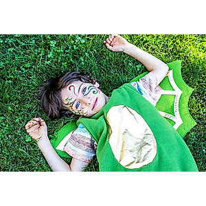 Natural Earth Paint's | Natural Face Paint Kit | 6 Colors | 3 Bamboo Makeup Applicators | Certified Organic Ingredients | Professional Quality | Washes Off Easily