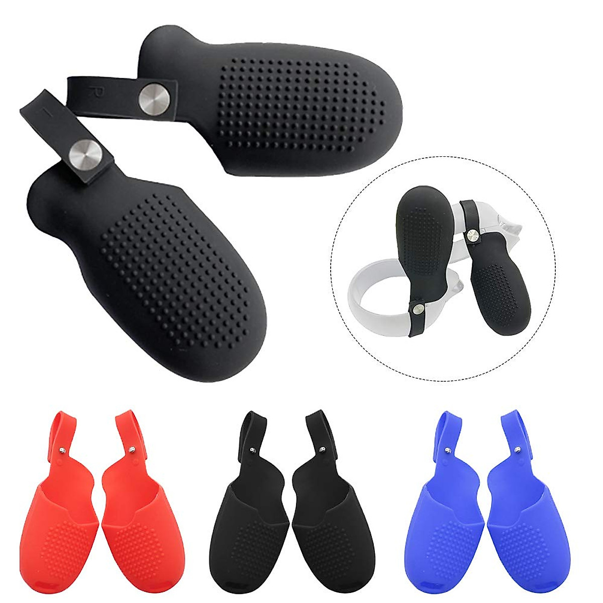 Touch Controller Grip Cover for Oculus Quest 2 VR Glasses Anti-Slip Anti-Throw Silicone Handle Protective Sleeve