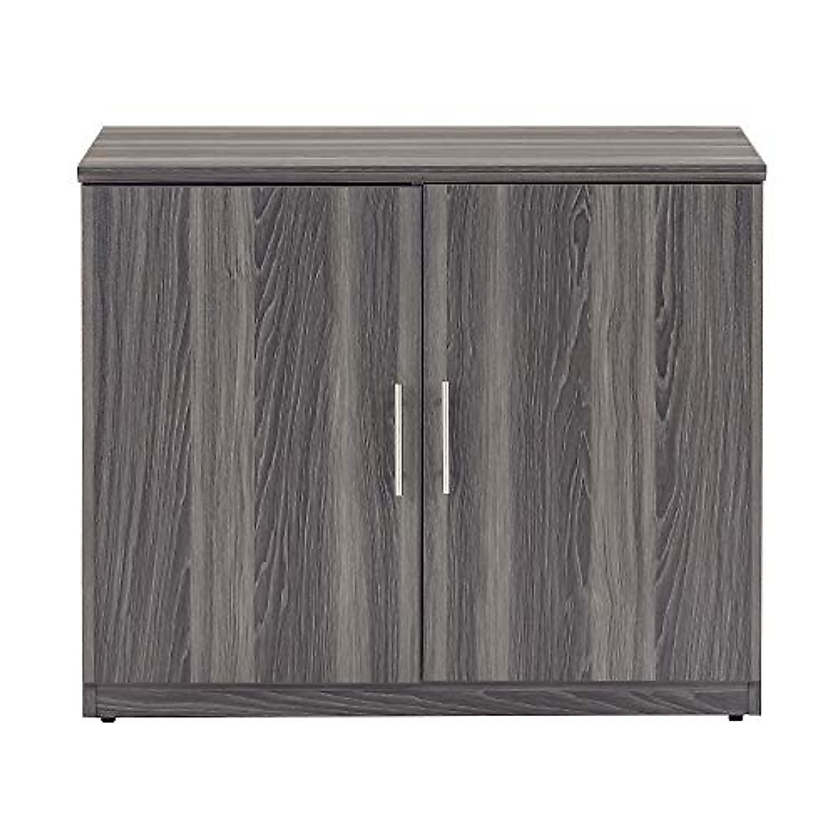 Mayline MSCLGS Medina 2-Door Storage Cabinet, 36"W, Gray Steel Laminate