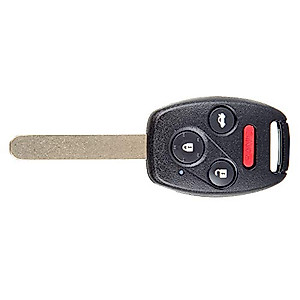 OCPTY 1 X Flip Key Entry Remote Control Key Fob Transmitter Replacement for Honda for Accord for Pilot 267T-5WK49308 4 Buttons