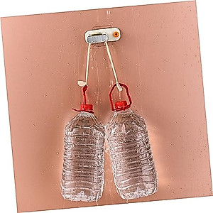 GRIRIW 4pcs Broom Organizer Broom Hanger Organizer Wall Mount Clothes Rack Multi Purpose Hanger Wall Mounted Mop Hanger Broom Storage Holder Mop Hooks Wall Mounted Mop Holder Blue