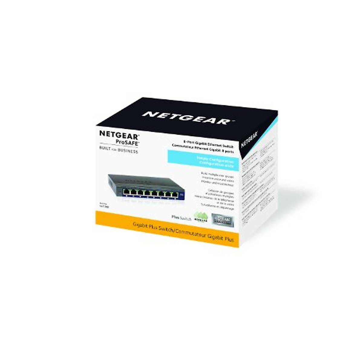 NETGEAR ProSAFE GS108E 8-Port Gigabit Plus Switch