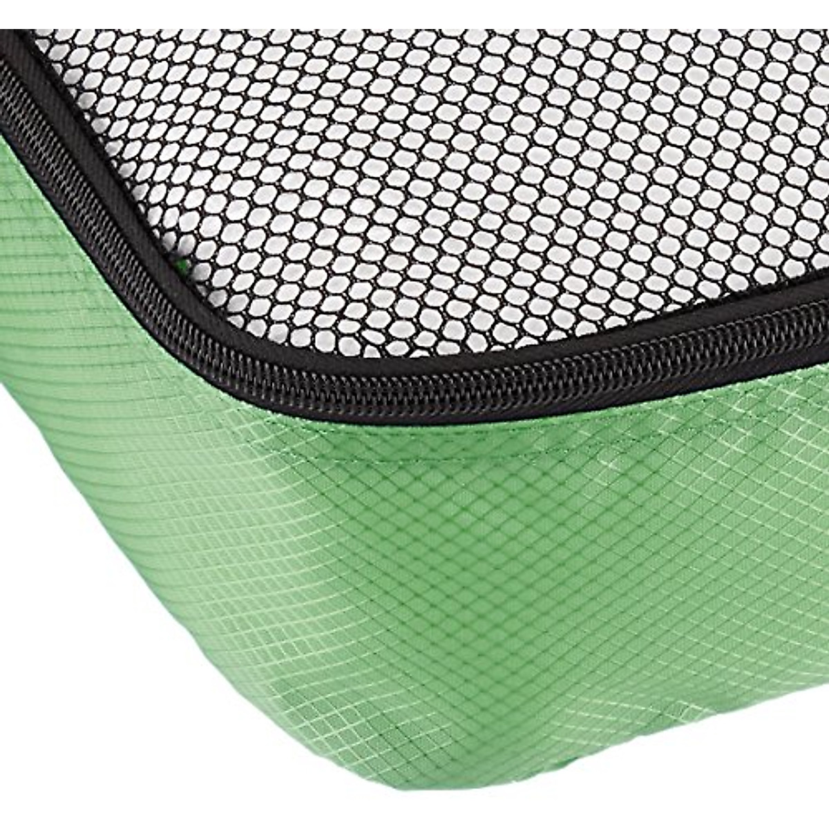 Amazon Basics 4 Piece Packing Travel Organizer Cubes Set - Medium, Green