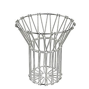 G&D GD Fruit Basket Stainless Steel Wire Fruit Bowl Vegetables Kitchen Utensil Holder Fruit Bowl Foldable Vegetable Tray Deformable Wire Fruit Basket and Serving Multipurpose for kitchen Living room